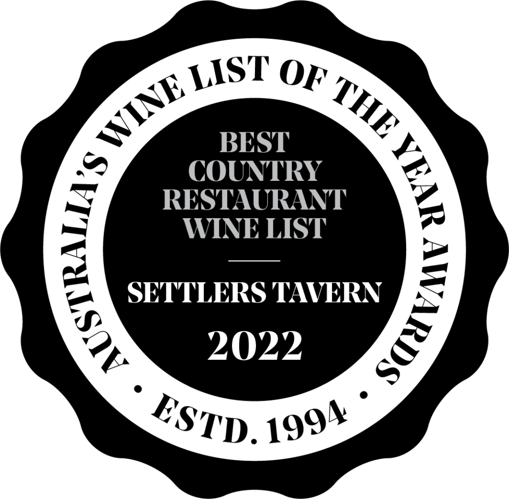 Best Country Restaurant Wine List 2022 | Awards | Settlers Tavern